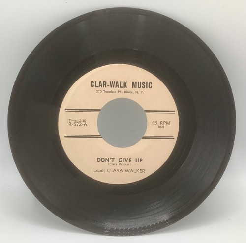 Clara Walker-Don’t Give Up/John Saw A Mighty Number -7" 45rpm-Gospel ...
