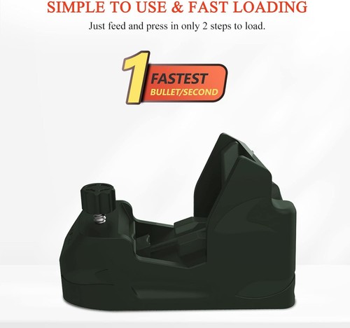 Ludex Universal Pistol Speed Loader, Mag Reloader for 9mm Luger Olive ...