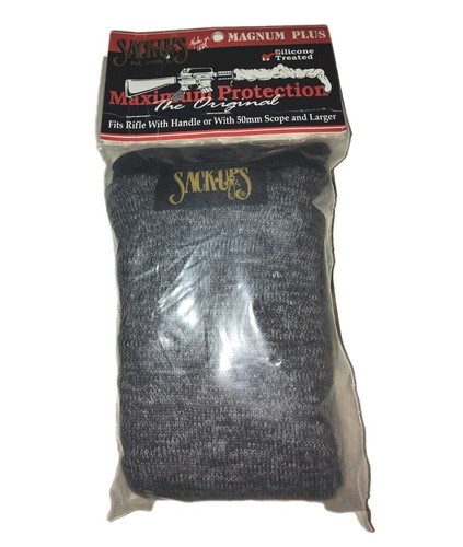 Sack-Ups Magnum Gun Sock 52" w/ 12" Stretch Silicone Treated Rifle ...