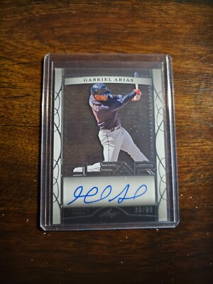 2022 Leaf Trinity Clear Gabriel Arias Silver Foil 30/99 Auto SP ...