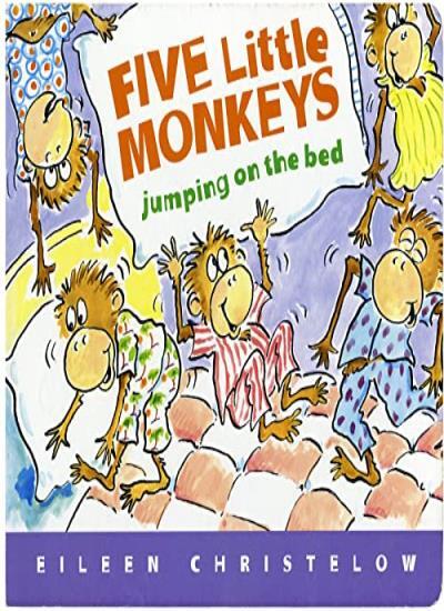 Five Little Monkeys Jumping on the Bed, Christelow, Eileen ...