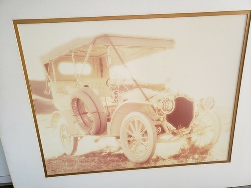 William Plante 1976 Sepia Photograph 1907 Thomas Touring Harrah's ...