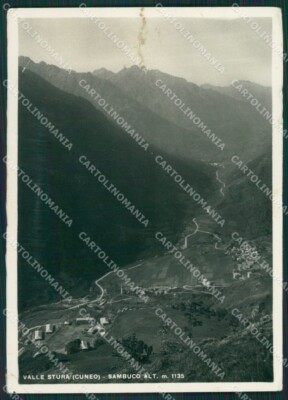 Cuneo Sambuco Valle Stura PIEGHE Foto FG cartolina KB2072 | eBay