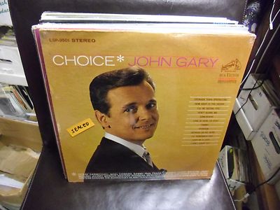 John Gary Choice vinyl LP RCA Victor Records Sealed | eBay