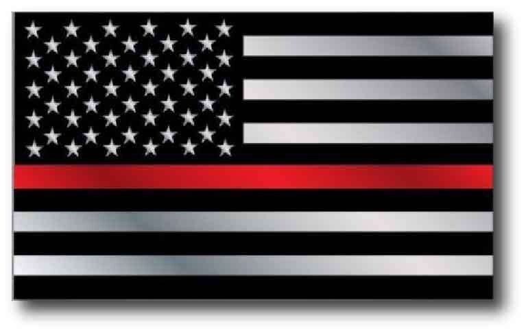 Red Lives Matter Firefighter American Thin Red Line Set of 50 stickers ...