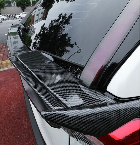 For Toyota RAV4 2019-2023 Carbon Fiber Rear Boot Spoiler Wing Lip Flap ...