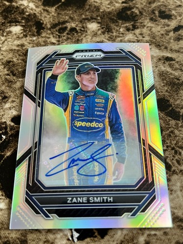 2023 Panini Prizm Nascar Silver Prizm Autograph Zane Smith | eBay