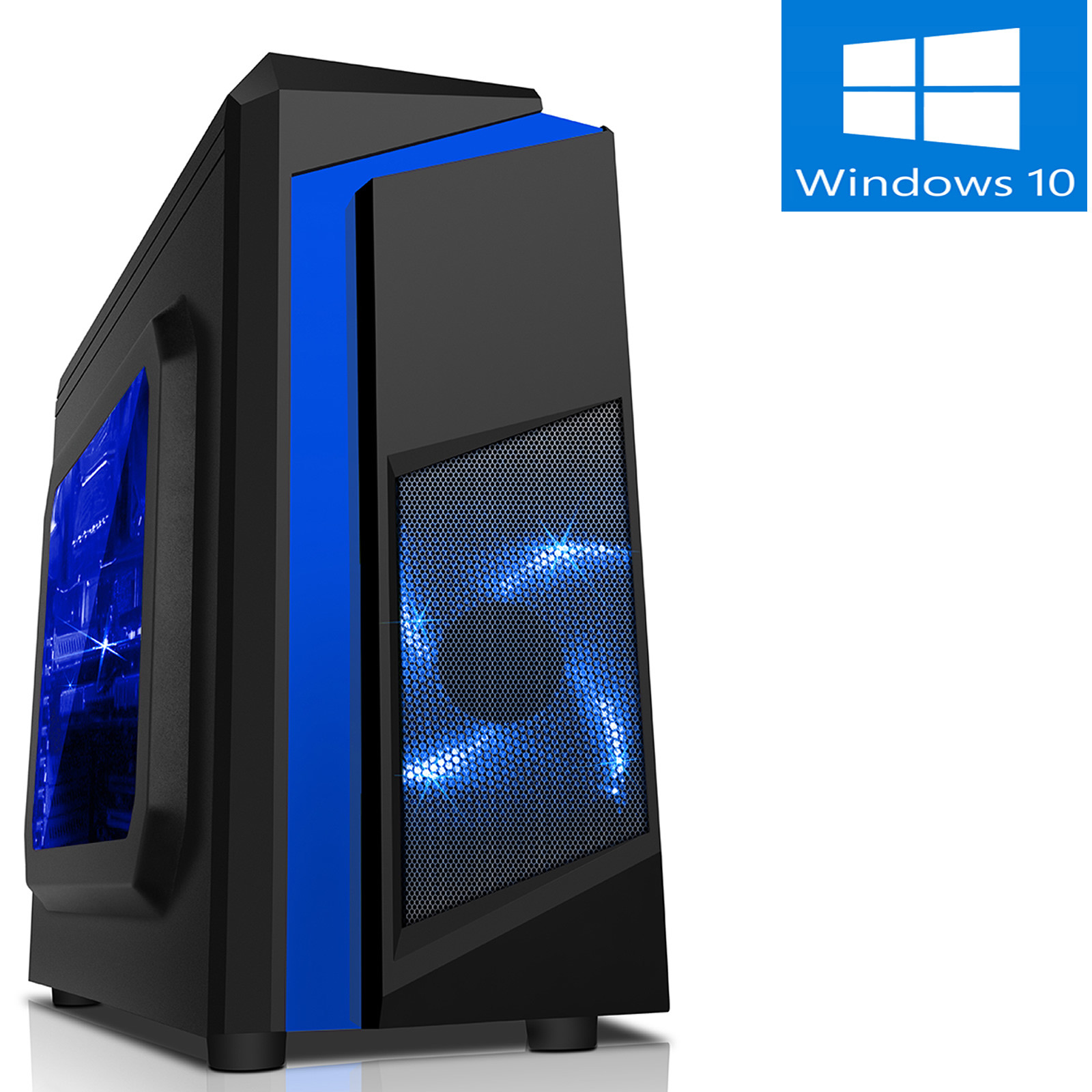 Customize Mega Fast AMD Home Gaming Computer Radeon 16GB WiFi Desktop ...