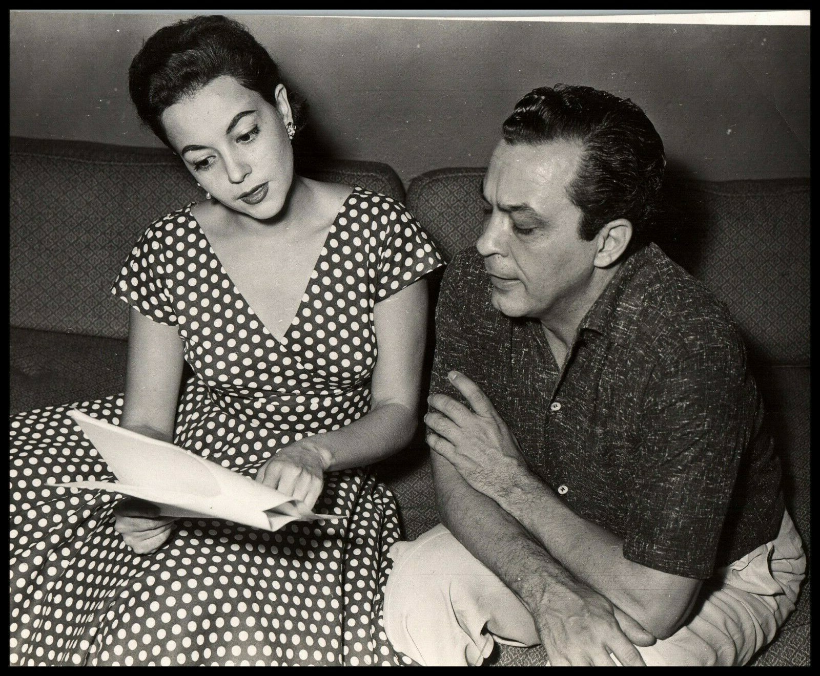CUBA CUBAN ACTRESS LILIA LAZO STUNNING PORTRAIT 1950s ORIGINAL PHOTO J ...
