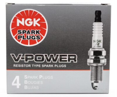 Brand New NGK "V-POWER" 2262 Real Genuine Spark Plugs (Set of 4) ZFR5F ...