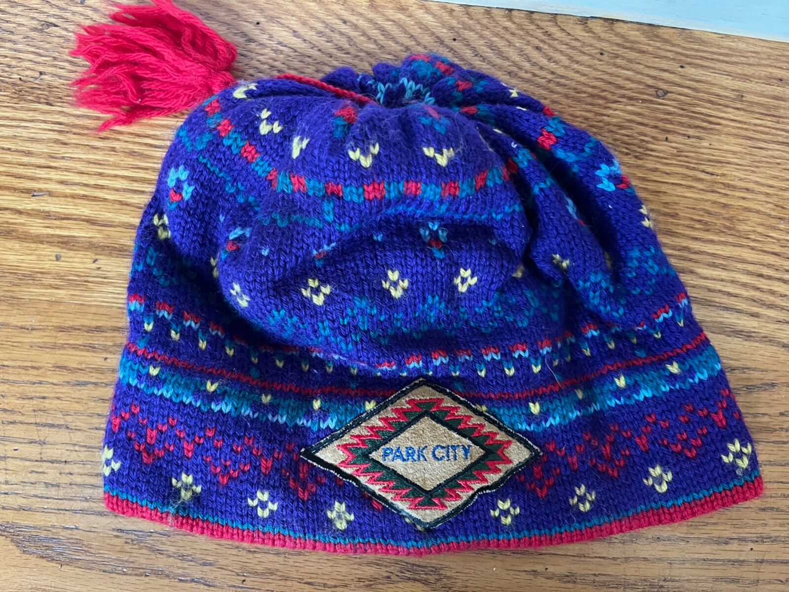 Vintage Murray Merkley Headgear Park City BEANIE Ski Hat 100% Virgin ...