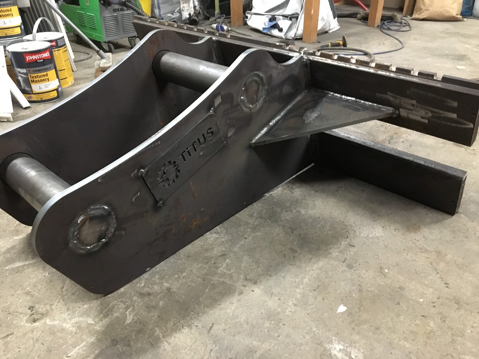 20 Ton Excavator Pallet Forks Digger Toes | eBay UK