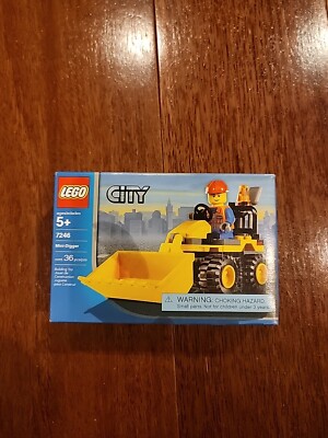 LEGO CITY Mini Digger Construction Worker Minifigure Set New Sealed ...