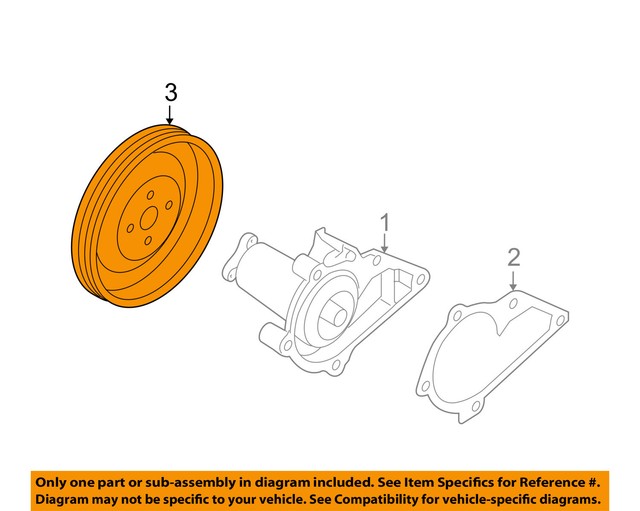 2522126001 Hyundai Pulleycoolant Pump 2522126001 Genuine OEM Part for ...