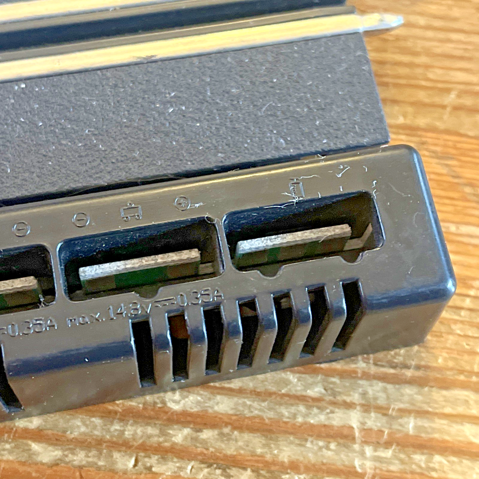 Carrera Go Start Finish Track Slot Car Replacement Part Piece A Power 4 ...