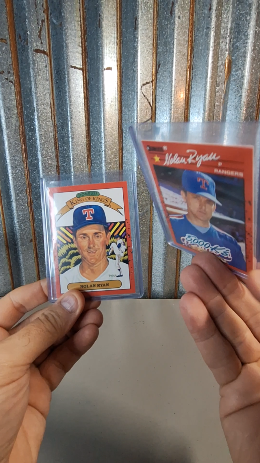 1990 Donruss Nolan Ryan ERROR CARDS - WRONG BACKS King of Kings / 5,000 ...