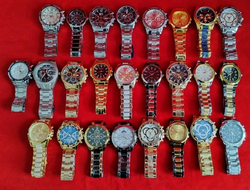 Set 25 Brand NEW Men's Men HEAVY Watches Watch CLOSEOUT OVERSTOCK ...