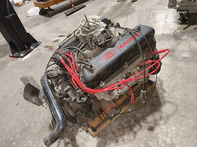 Ford Racing 302ci Ford Crate Engine with Clutch, Alternator, Air Filter ...