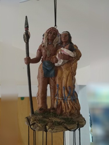 Western Styled WIND CHIME American Native Family 18" Great Sound - Last ...