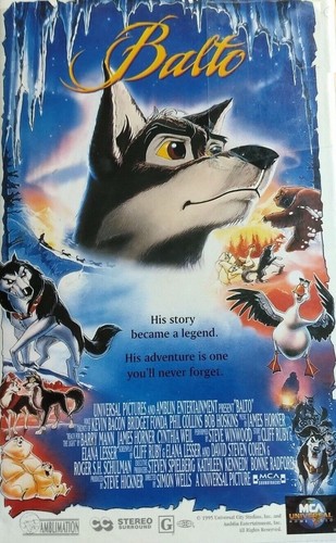 Balto (VHS, Animation, 1995) | eBay