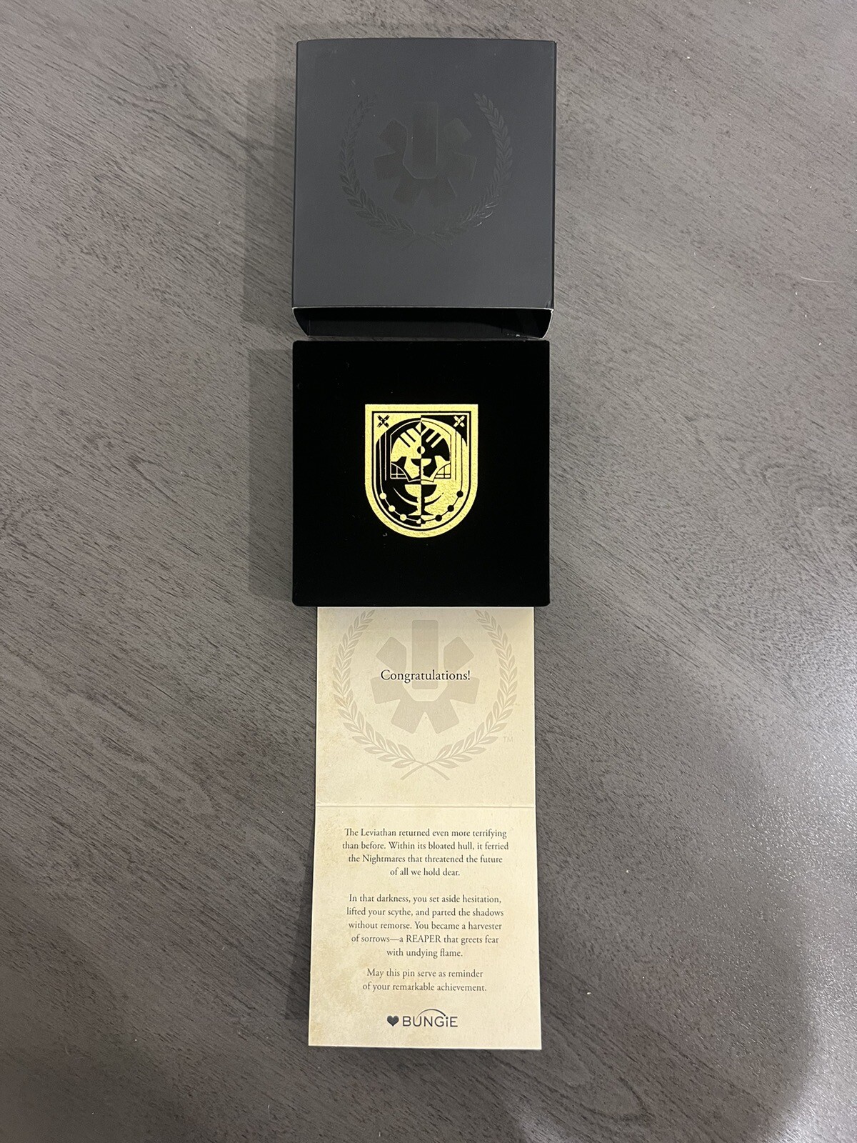 Destiny 2 Bungie Rewards Reaper Title Seal Medallion Pin - Retired | eBay
