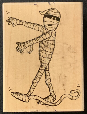 Stampabilities Mummy Rubber Stamp | eBay