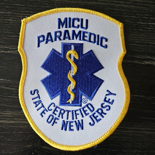 New Jersey NJ EMS EMT MICU Paramedic Shoulder Patch | eBay