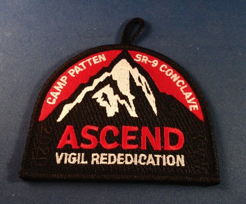 2020 SR9 SR-9 ASCEND Conclave Camp Patten SCARCE VIGIL REDEDICATION Patch | eBay