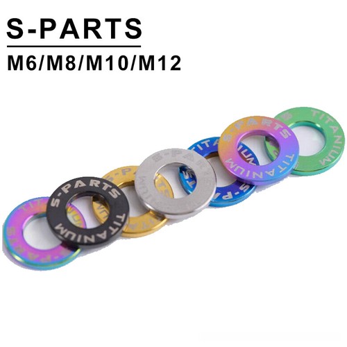 M6/M8/M10/M12 TC4 Titanium Flat Gasket Washers For Electric Car and ...
