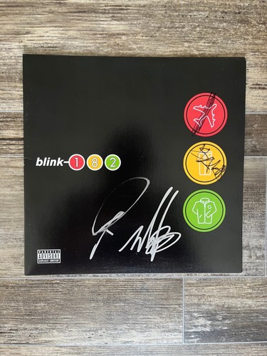 * BLINK-182 * signed album * TAKE OFF YOUR PANTS AND JACKET * MARK ...