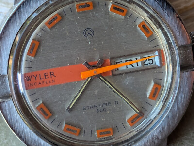 Vintage Wyler 4106E-1232 Lifeguard Starfire II 660 w/Divers Case,Signed ...
