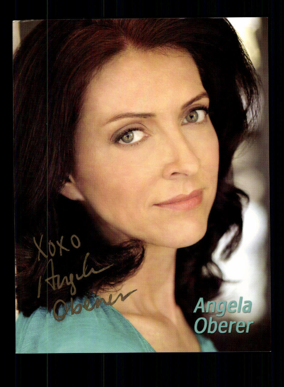 Angela Oberer Autogrammkarte Original Signiert Schriftsteller # BC ...