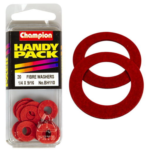Champion Handy Pack Fibre Washer (1/32"Thick) 1/4x9/16" CFW - BH110 ...