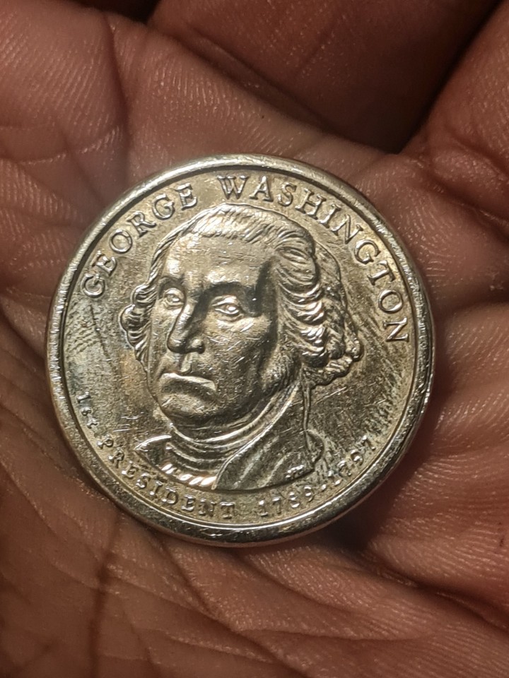 GEORGE WASHINGTON 1ST President (1789-1797) US One Dollar Coin Rare ...