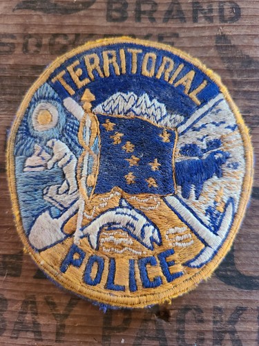 Vintage & Authentic Pre Statehood Alaska Territorial Police patch rare ...