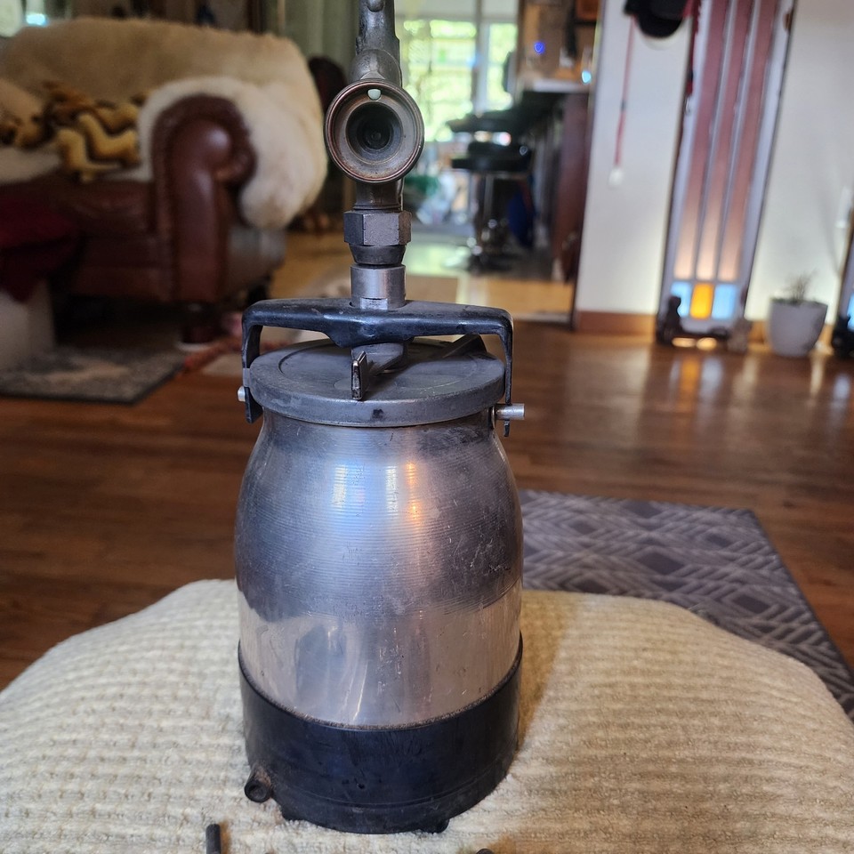 VINTAGE BINKS MODEL 18 SPRAY GUN NOZZLE w 70 707 CANISTER | eBay