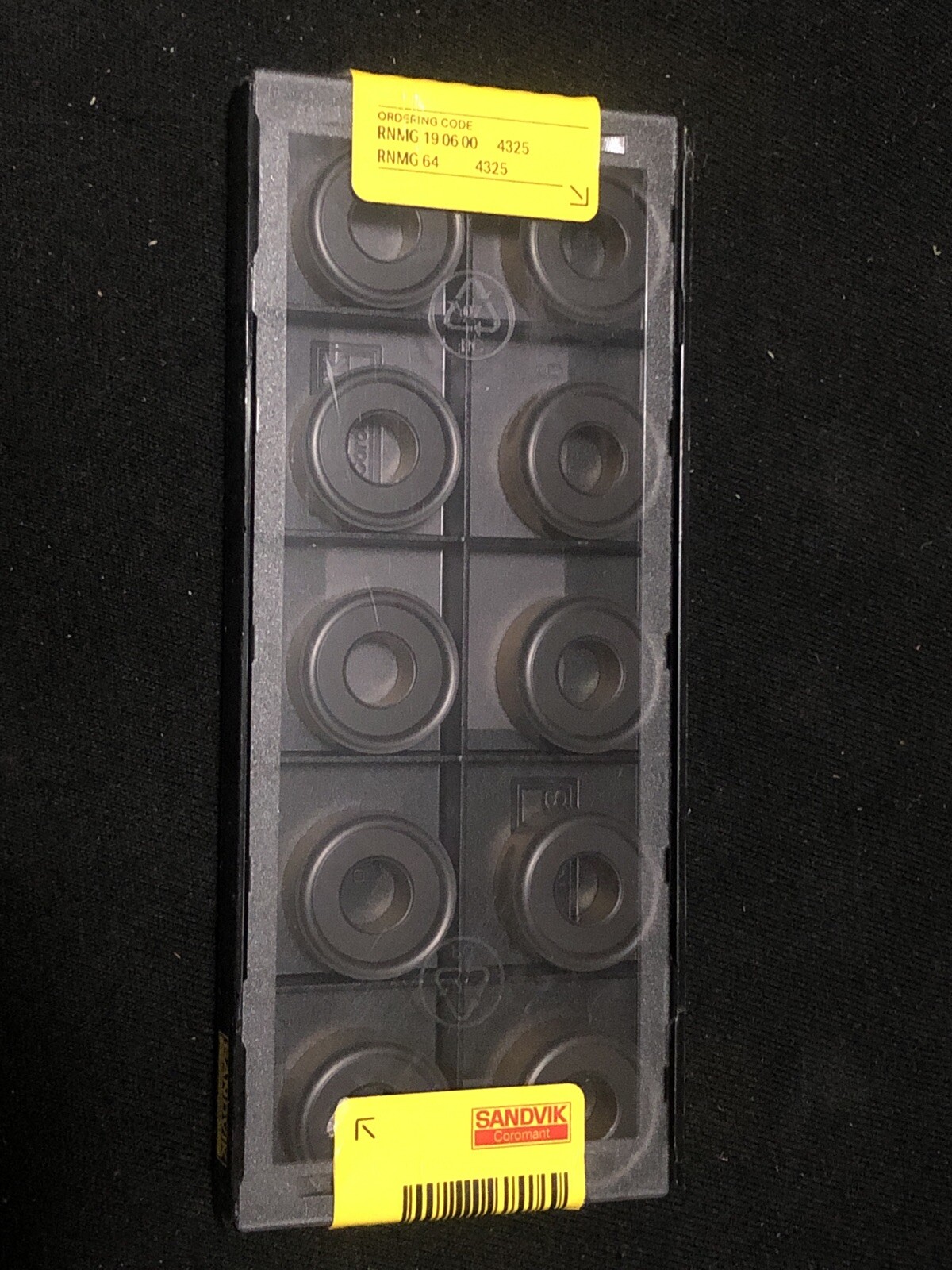 Qty, 10, Sandvik RNMG 64 4325 Carbide Turning Inserts RNMG 19 06 00 ...