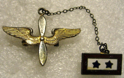 /US Army Air Forces chain-linked sweetheart pin (Sterling marked),ww2 ...