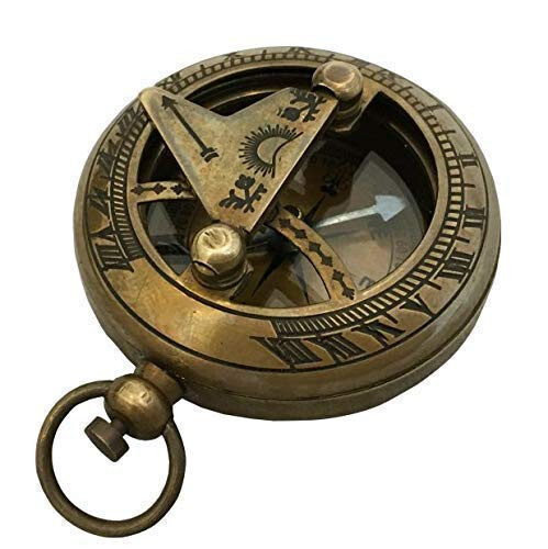Brass Directional Magnetic Compass with Stainless Steel Needle ...