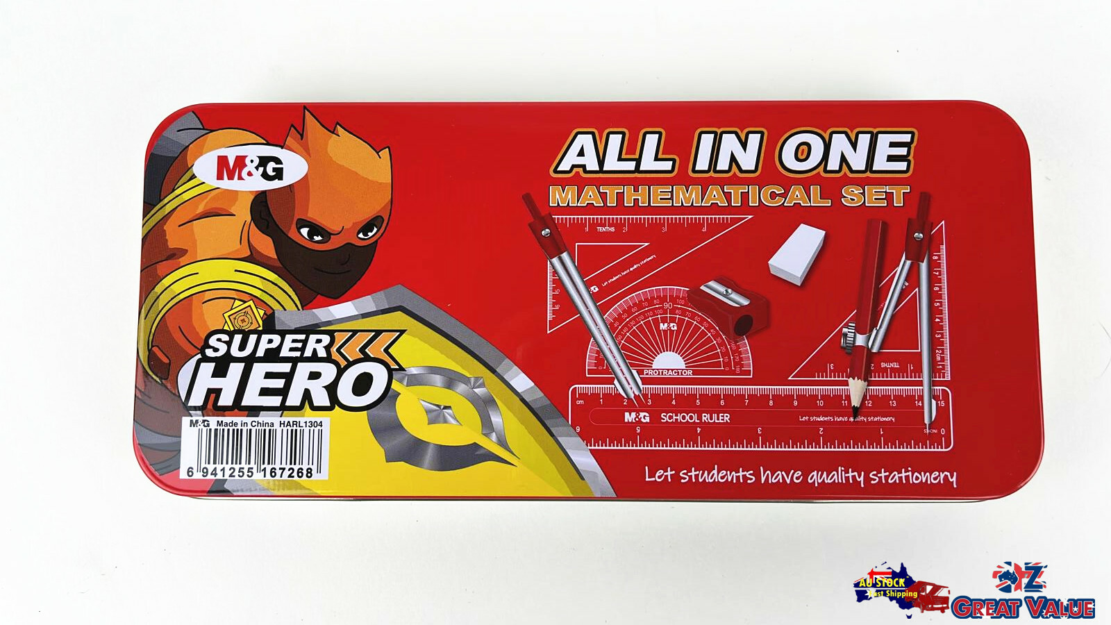 All in One Mathematical Set Geometry Mathematics Instrument Set School ...