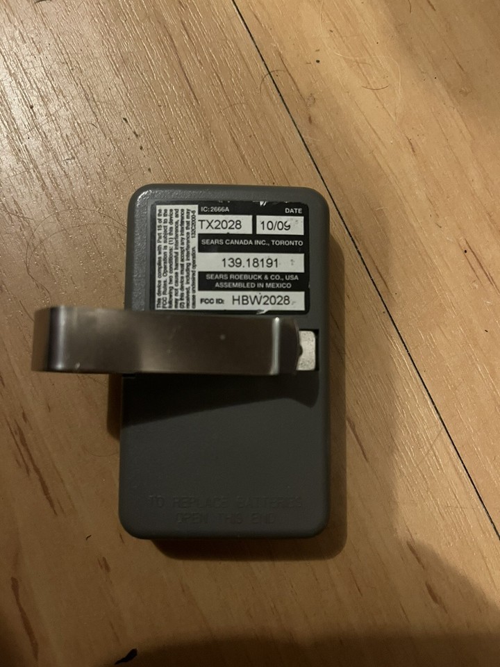 Sears Craftsman 139.18191 Garage Door Remote Opener TX2028 HBW2028 w ...