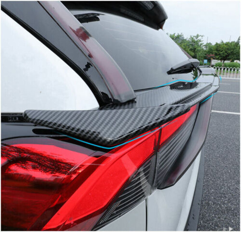 For Toyota RAV4 2019-2023 Carbon Fiber Rear Boot Spoiler Wing Lip Flap ...