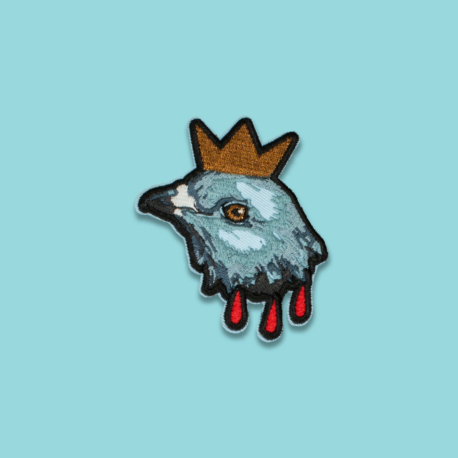 Hereditary horror inspired embroidered patch w iron backing King Paimon ...