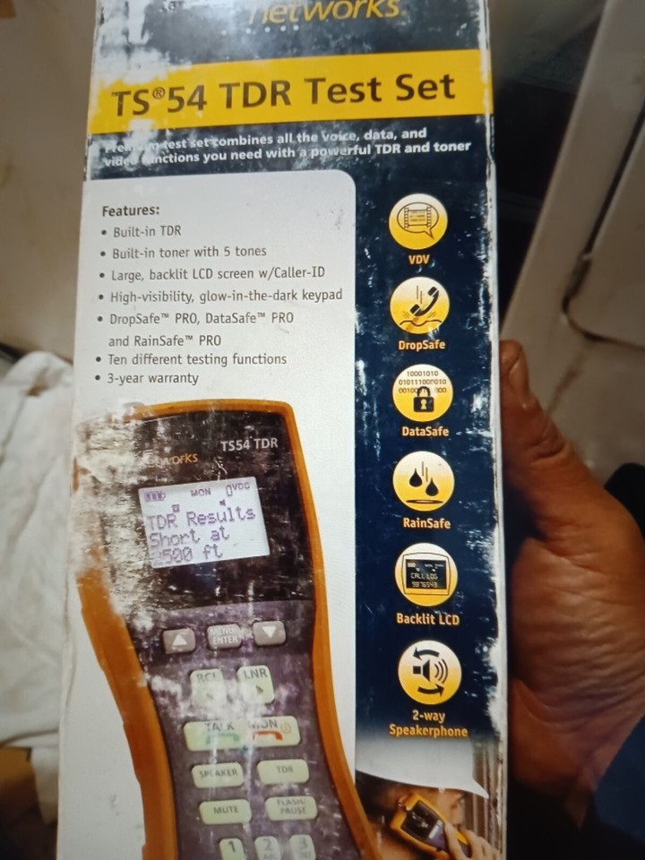 Fluke Networks TS54 TDR Test Set | eBay