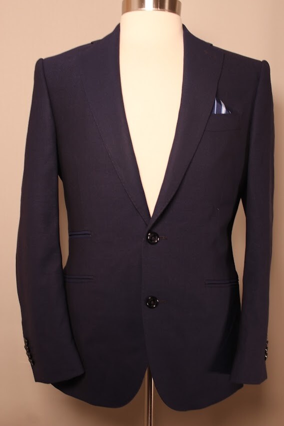 Patrick Hellman Factorial Men's Blue Sport Coat Two B… - Gem