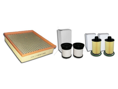 AIR, 2 OIL, & FUEL FILTER FOR 14-19 3.0L DIESEL - REPLACES 04726067AA ...