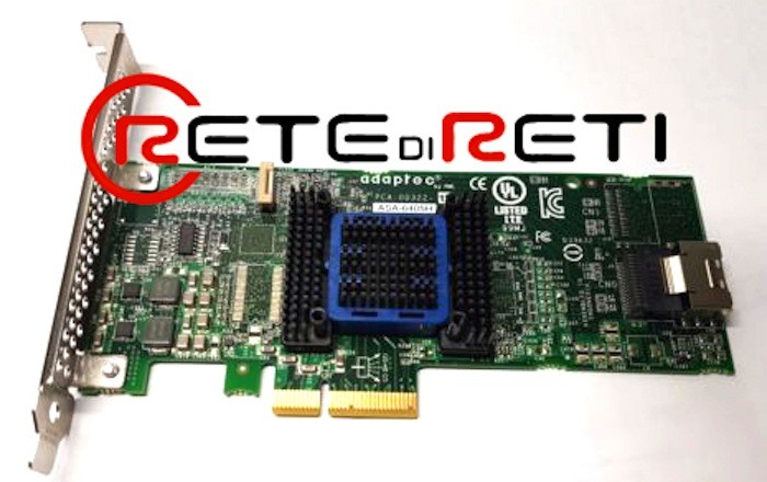 € 145+IVA Adaptec 6405H SAS/SATA HBA PCIe Gen2 SFF-8087 (Internal ...