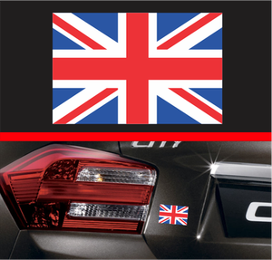 4" British Flag Vinyl Decal Bumper Sticker United Kingdom UK Britain ...