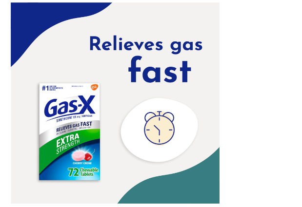 Gas X Extra Strength Chewable Tablet Medicine For Fast Gas Relief ...