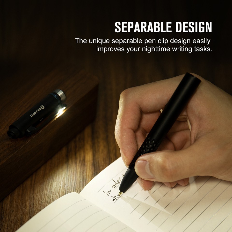 OLIGHT O'Pen Glow Rechargeable Penlight EDC Light with Green Beam LED ...